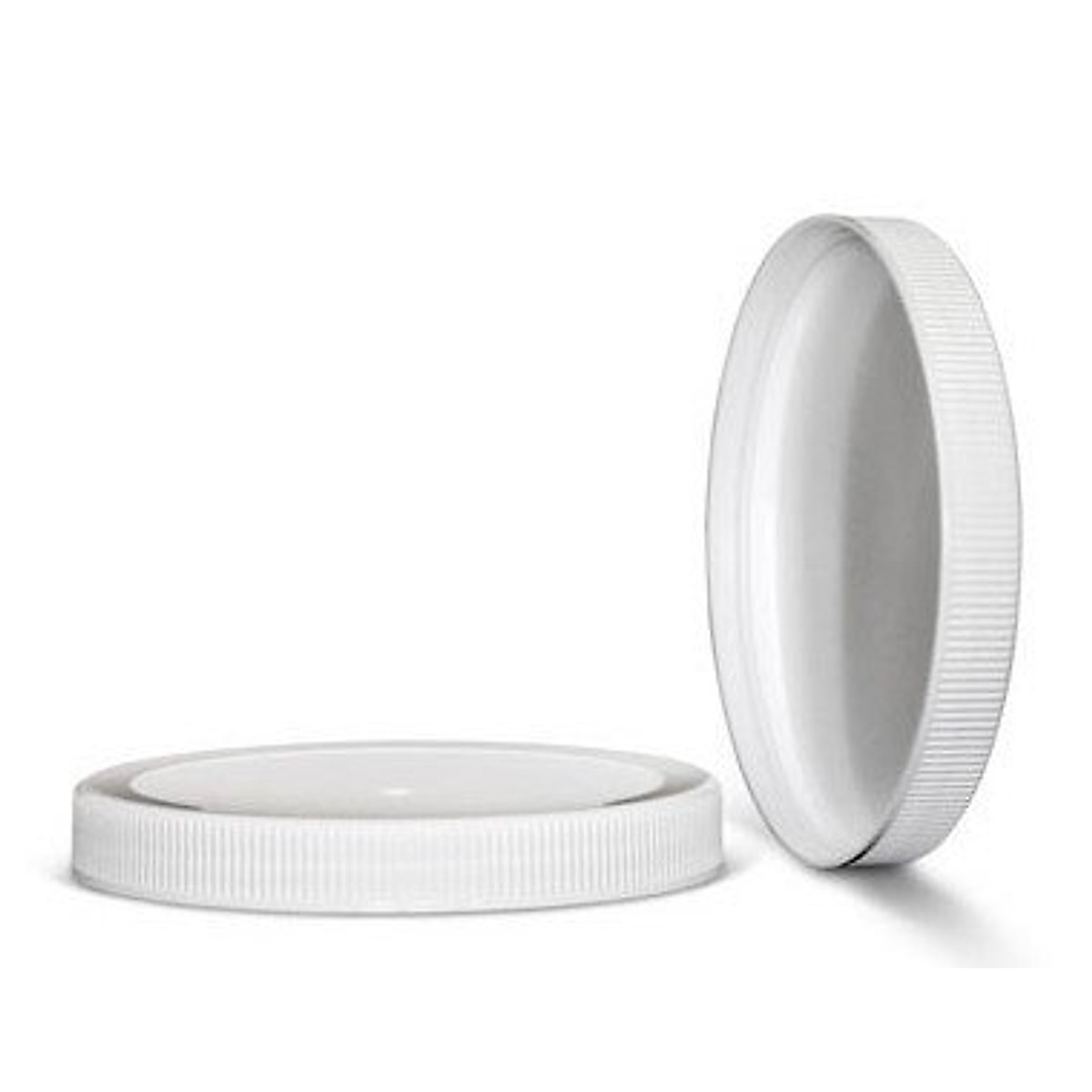 2 Pack ~ Wide Mouth 1 Gallon Clear Glass Jar - White Lid with Liner Seal for Fermenting Kombucha/Kefir, and Storing Food - USDA Approved, Dishwasher Safe