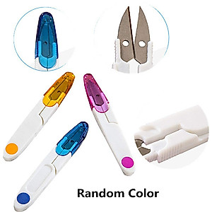 Fbshicung Bobbin, 36 Pcs Sewing Machine Bobbins, Plastic Bobbins with Case Fit for Brother, Singer, Janome and More, Sewing Tools