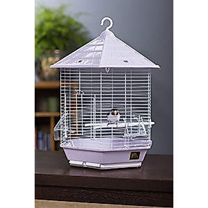 Prevue Pet Products Copacabana Bird Cage Lilac SP31998LILAC, Lilac, 3/8"
