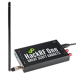 Nooelec HackRF One Software Defined Radio, ANT500 & SMA Adapter Bundle for HF, VHF & UHF. Includes SDR with 1MHz-6GHz Frequency Range & 20MHz Bandwidth, ANT-500, and 4 SMA Adapters