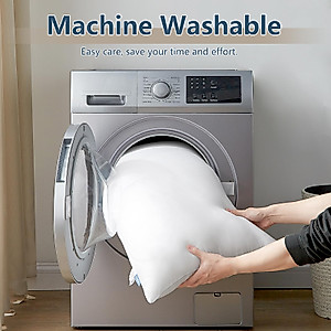 CozyLux Pillows King Size Set of 2, Hotel Quality Bed Pillows for Sleeping 2 Pack, Cooling Pillows for Side Back and Stomach Sleepers, Down Alternative Luxury Soft Supportive Fluffy Pillows (19x34)