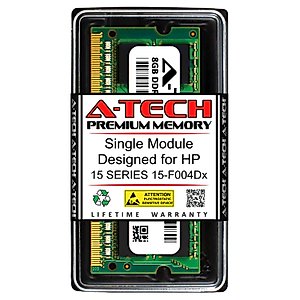 A-Tech 8GB RAM for HP 15 Series 15-F004DX | DDR3 1600MHz SODIMM PC3-12800 204-Pin Non-ECC Memory Upgrade Module