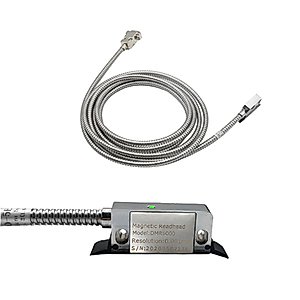 2 Axis DRO Digital Readout RPM Display Magnetic Scale Encoder Set 5um Bridgeport Lathe DRO DIY Set .Travel Length Customized USA Stock