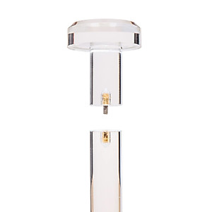 Acrylic Paper Towel Holder, Modern Kitchen Decor Paper Towel Dispenser 13.5" Tall Standing Countertop Paper Towel Holders for Kitchen Organization, Bathroom, Laundry Room, Pool House Made in USA