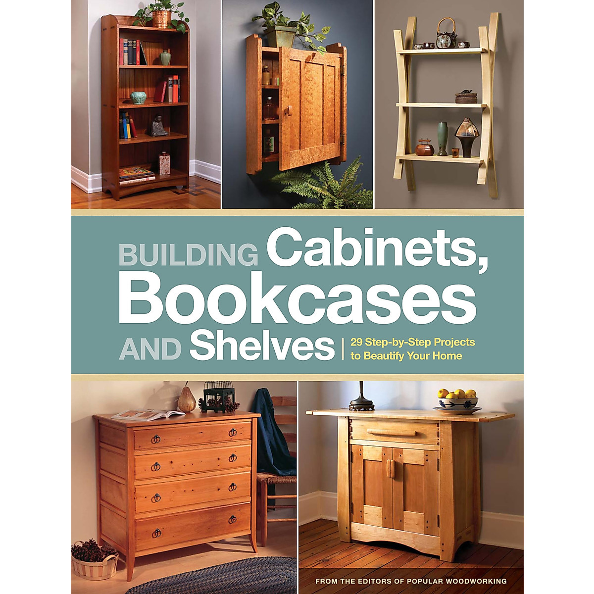 Building Cabinets, Bookcases & Shelves: 29 Step-by-Step Projects to Beautify Your Home