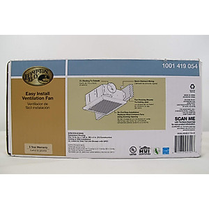 HAMPTON BAY 50 CFM CEILING EXHAUST BATH FAN