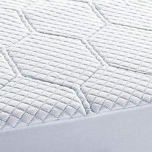 Vibe Cooling Quilted Memory Foam Mattress Pad, King