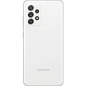Samsung Galaxy A52 (SM-A525F/DS) Dual SIM, 128GB/ 6GB RAM, Factory Unlocked (GSM ONLY | Not Compatible with Verizon/Sprint/Boost), International Version - No Warranty (Awesome White)
