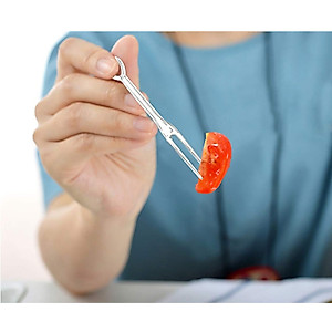 HuiYouHui 300 Disposable Fruit Forks safety and sanitation 3.5" Length Plastic Cocktail Picks Sticks heart shapes Cute Food Pick Party Supplies Plates Picks Dessert Forks Cake Forks