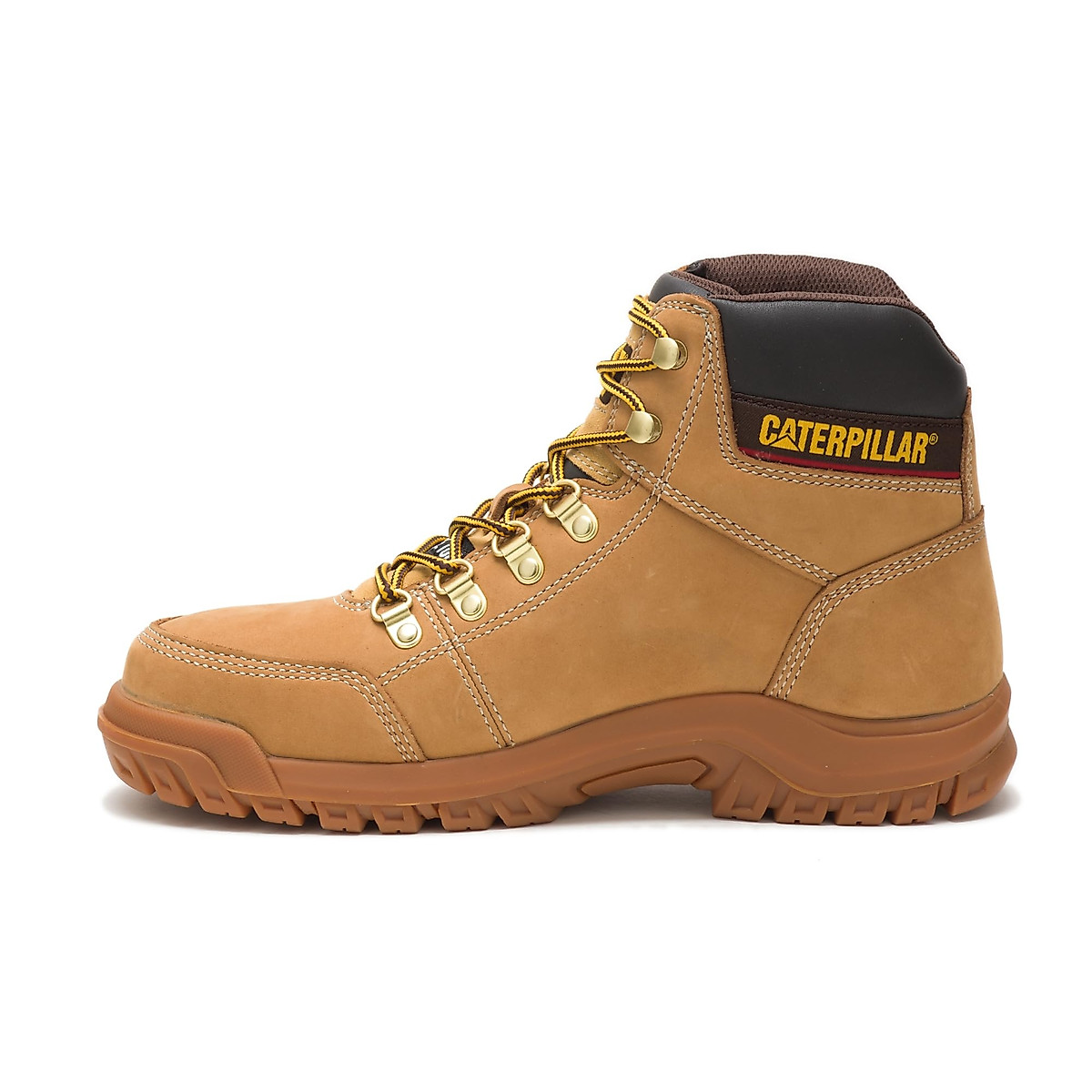 Cat Footwear Men's Outline St Work Boot, Honey, 8