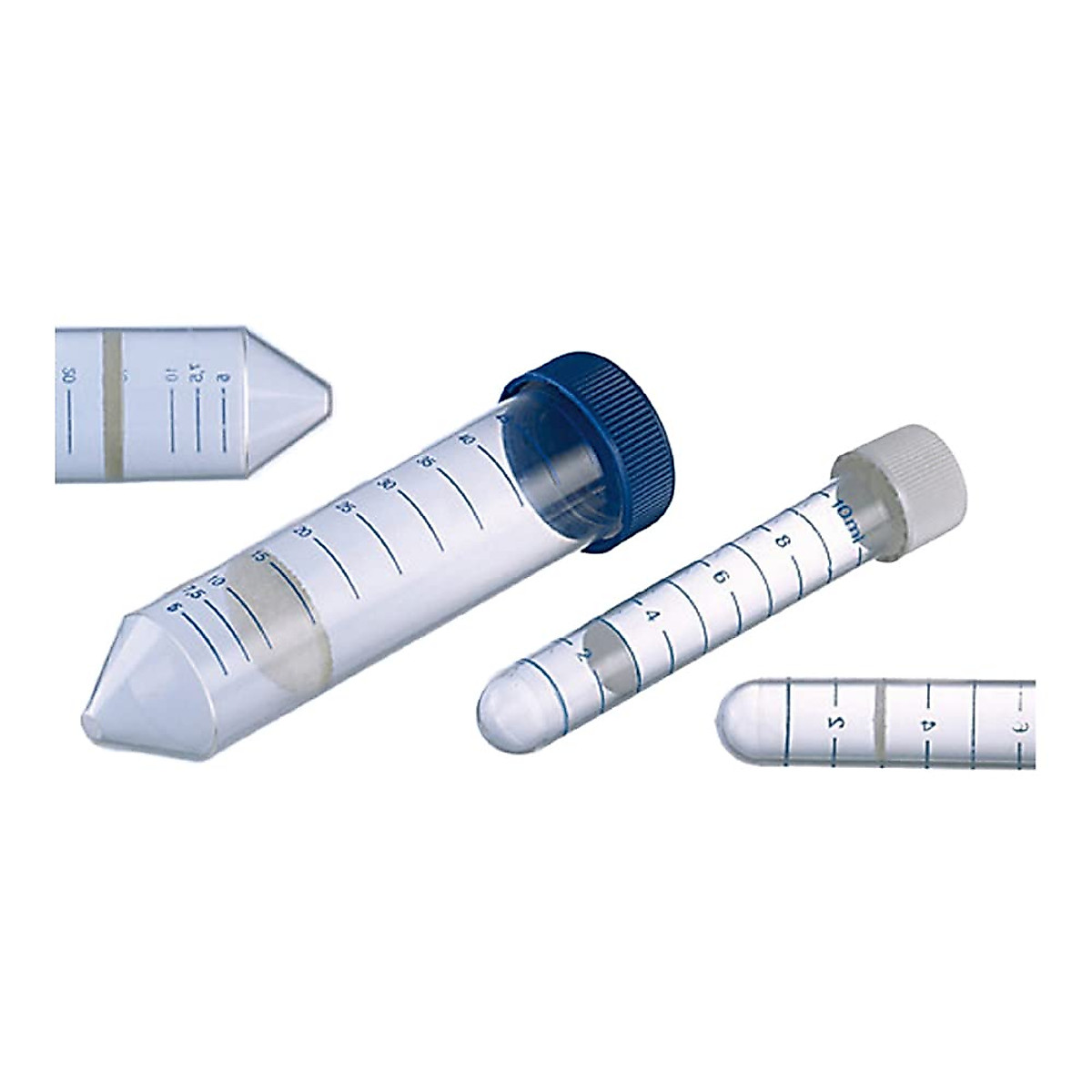 Greiner Bio-One 227290P Polypropylene Leucosep Tube with Porous Barrier, Conical Bottom, Sterile, Un-Filled, 50 mL Capacity (Pack of 25)