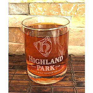 HIGHLAND PARK Collectible Whiskey Glass 8 Oz