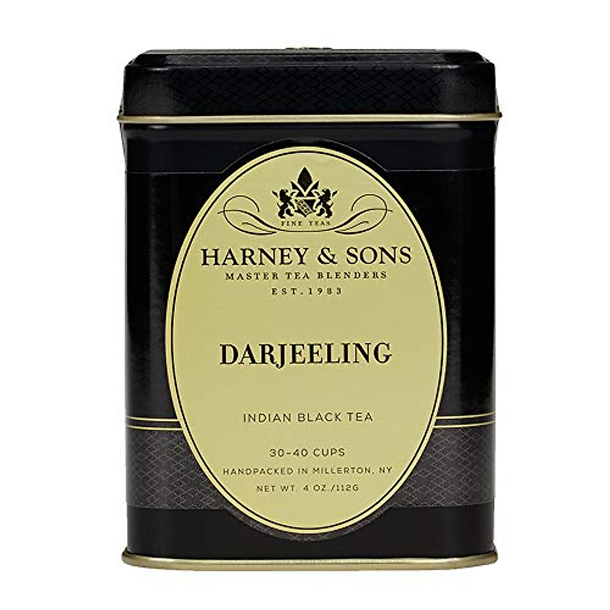 Harney & Sons, Tea Black, Darjeeling, 4 Ounce