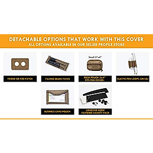 Field Notes 3x5 Notebook Cover System, with 4 Pleated Pen/Marker Slots, Zippered, Cordura Fabric (in Canadian Digital Camo)