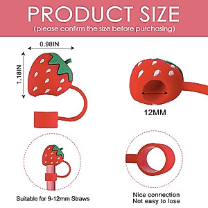 ZIZAISM Straw Cover for Brumate Era 40 oz/30 oz Tumbler, 12mm Straw Cover Cap for Brumate Era 40 oz Accessories - 6Pcs