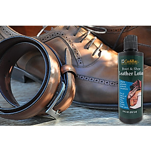 Cadillac Boot and Shoe Leather Lotion, 8 Fl Oz (Pack of 2)