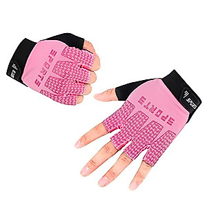 Accmor Kids Sport Gloves, Kids Half Finger Gloves, Kids Boys Girls Cycling Gloves, Kids Fishing Gloves for Cycling Camping Fishing Outdoor Sports