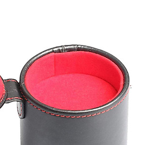 BESTOYARD Double Layers Dice Box Velvet Silence KTV Bar Dice Storage Cup (Without Dice)