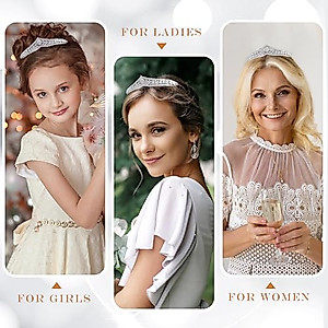 Small Vintage 3A Cubic Zirconia Pageant Tiaras Prinicess CZ Wedding Bride Crowns For Birthday Party Hair Accessories Silver HG0104