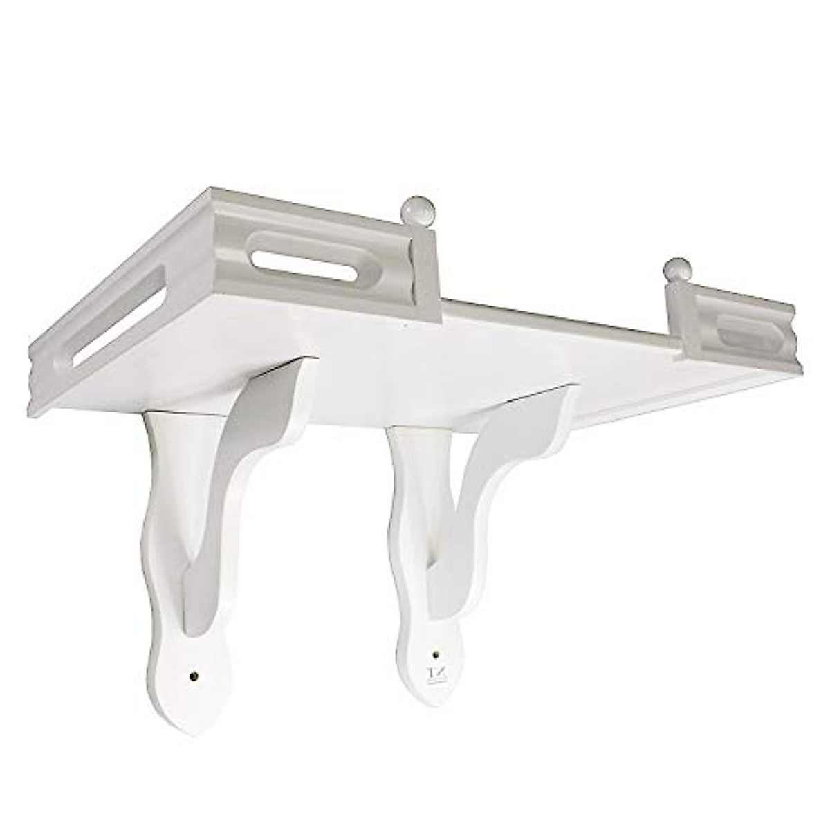 NT furniture Buddha Altar Shelf Stand Wooden Wall Rack Ming (18x32x15 inches, White)