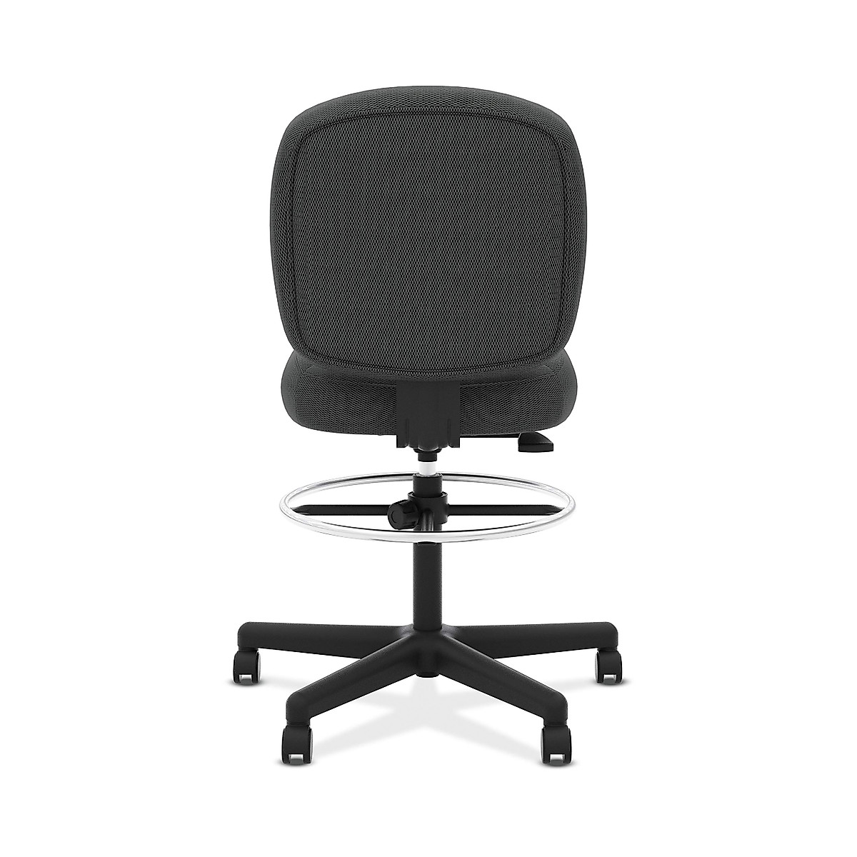 HON ValuTask Task Stool, Mid-Back Stool for Sit to Stand Seating, Black (HVL215)