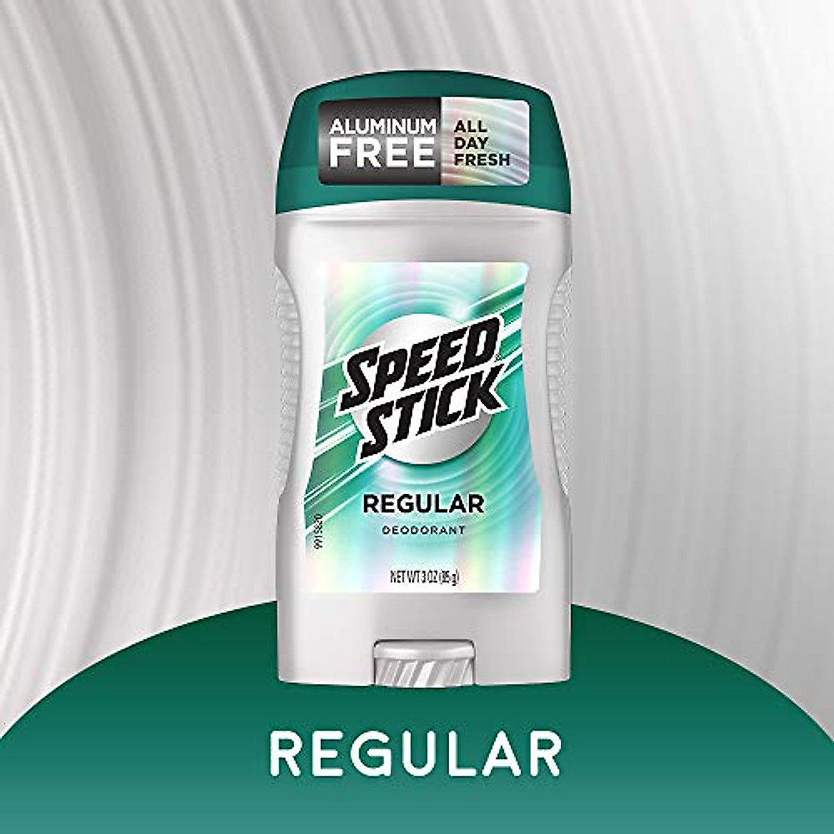 Speed Stick Deodorant for Men, Aluminum Free, Regular - 3 Ounce (4 Pack)