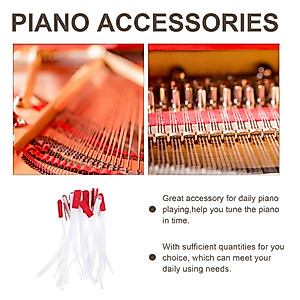 20Pcs Piano Bridle Straps Piano Tuning Rope Piano Tuning Bridle Strap Adjusting Tool Musical Instrument Accessories