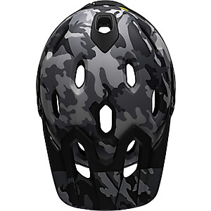 BELL Super DH MIPS Adult Mountain Bike Helmet - Matte/Gloss Black Camo (2022), Large (58-62 cm)