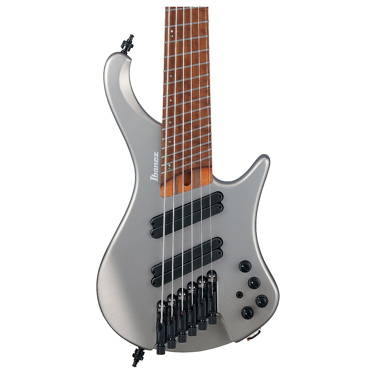 Ibanez Bass Workshop EHB1006MS 6-string Bass Guitar - Metallic Gray Matte