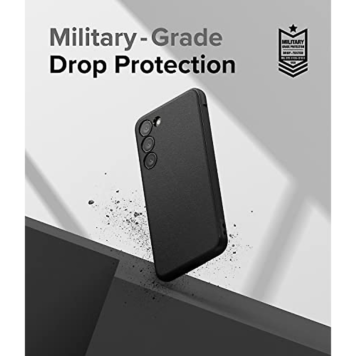Ringke Onyx [Feels Good in The Hand] Compatible with Samsung Galaxy S23 Case, Anti-Fingerprint Technology Prevents Oily Smudges Non-Slip Enhanced Grip Precise Cutouts for Camera - Black