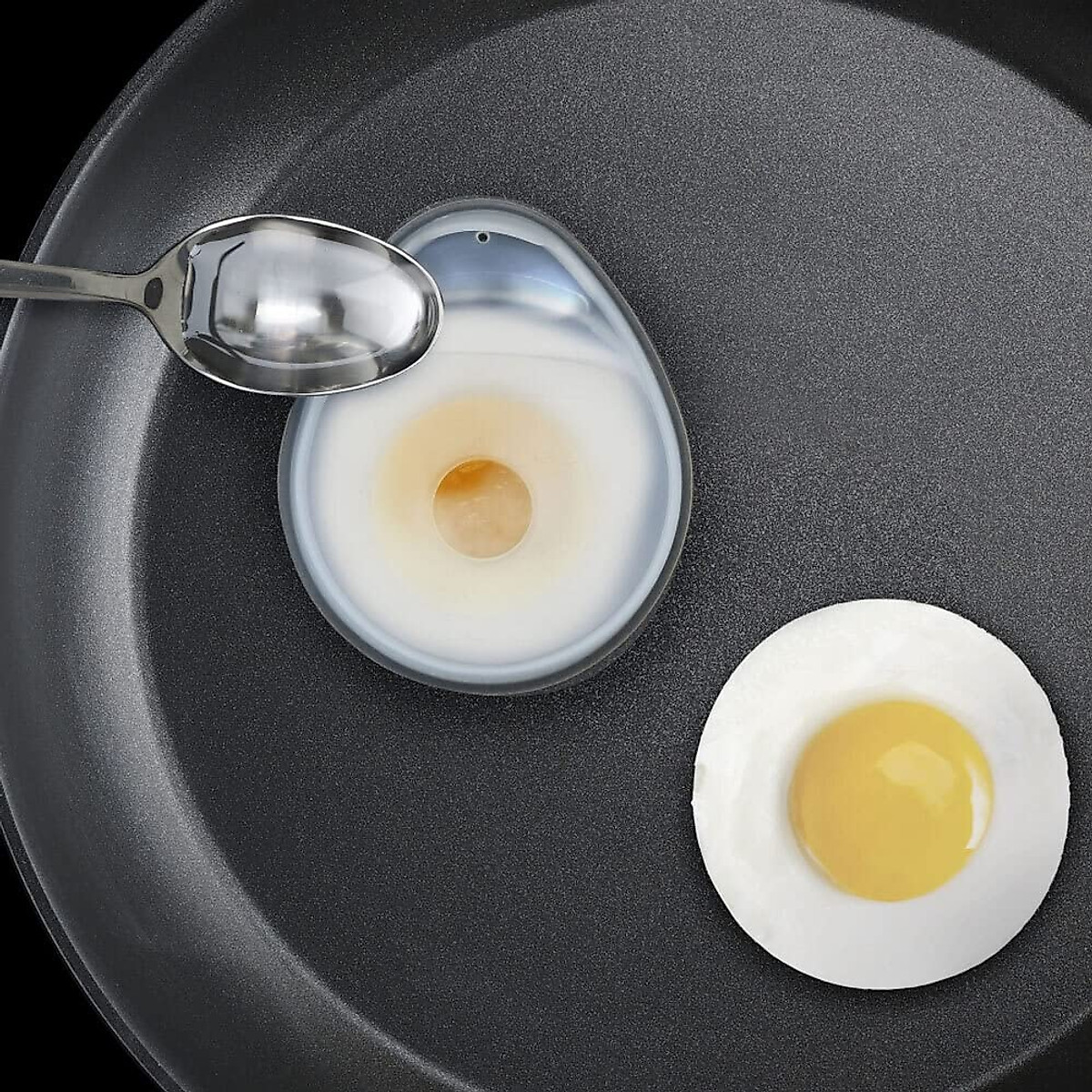 Joseph Joseph Froach Pods Silicone Rings for Making Healthier Fried Eggs, 2-piece, Clear