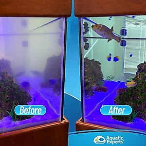 Aquatic Experts 7 Inch Filter Sock - 100 Micron Felt Filter Sock, Filter Socks for Saltwater Aquarium, Fish Tank Sump Filter Sock, Freshwater Aquarium Socks, Reef Filter Sock, (7"x12", 4 Pack)