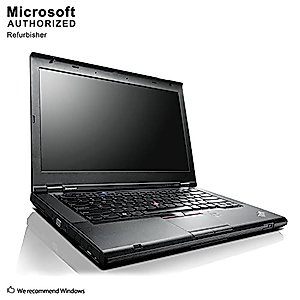 Lenovo ThinkPad T430 Business Laptop Computer, Intel Dual Core i5 2.50GHz up to 3.2GHz, 8GB DDR3 Memory, 256GB SSD, DVD, Windows 10 Professional (Renewed)