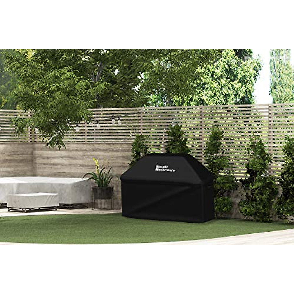 Simple Houseware 72-inch Waterproof Heavy Duty Gas BBQ Grill Cover, Weather-Resistant Polyester