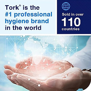 Tork Advanced Dinner Napkin, 1/8 Fold, 2-Ply, 310100, 6 x 350 napkins