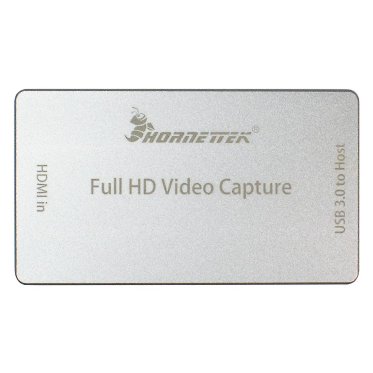 HornetTek HDMI Video Capture Device / Video Game Recorder USB 3.0 1080P 60 FPS Video & Audio Grabber -Zoom Compatible- for VLC, Use Only v2.2.6 or Older Versions