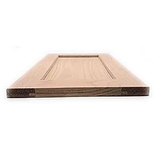 ONESTOCK 17.75W x 29H Unfinished Oak Kitchen Cabinet Door Replacement, Shaker Style