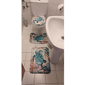 TYU Custom Bathroom Rugs Set， Print Your Pattern Custom Shower Curtain Perfume Bottle Cartoon Bath Curtain Polyester Fabric Waterproof with Hooks