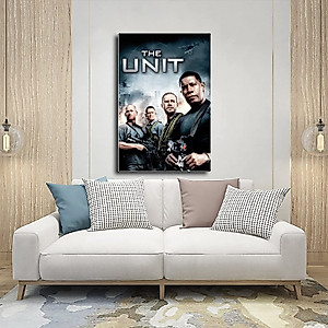 The Unit TV Series Poster Classic Restaurant Corridor Decoration 1 Canvas Poster Wall Art Decor Print Picture Paintings for Living Room Bedroom Decoration Unframe:12×18inch(30×45cm)