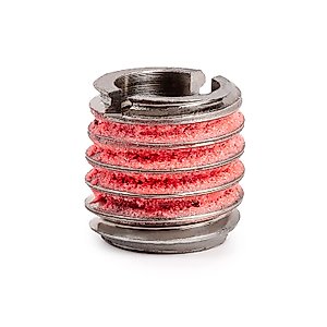 E-Z LOK - 303-5 E-Z Lok Externally Threaded Insert, 303 Stainless Steel, 5/16"-18 Internal Threads, 1/2"-13 External Threads, 0.484" Length, Made in US (Pack of 5)