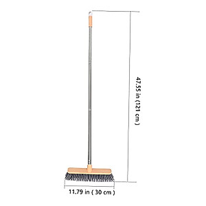 ORFOFE 1pc Cleaning Floor Brush Home Cleaning Sweeper Mop Cleaning Accessory Carpet Cleaners for Home Use Bathroom Broom Brush Multipurpose Cleaner Tub Cleaner Stainless Steel