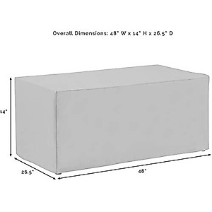 Crosley Furniture Patio Furniture Covers, Waterproof 4-Piece Cover Set for Outdoor Chairs, Loveseat, Table, Tan