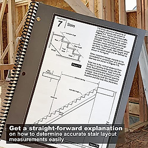 Calculated Industries 2140 Construction Master Pro Workbook and Study Guide | 4 Comprehensive Sections | Site Development | Footings, Slabs, Walls | Framing | Finishing |Practice Problems, Answers