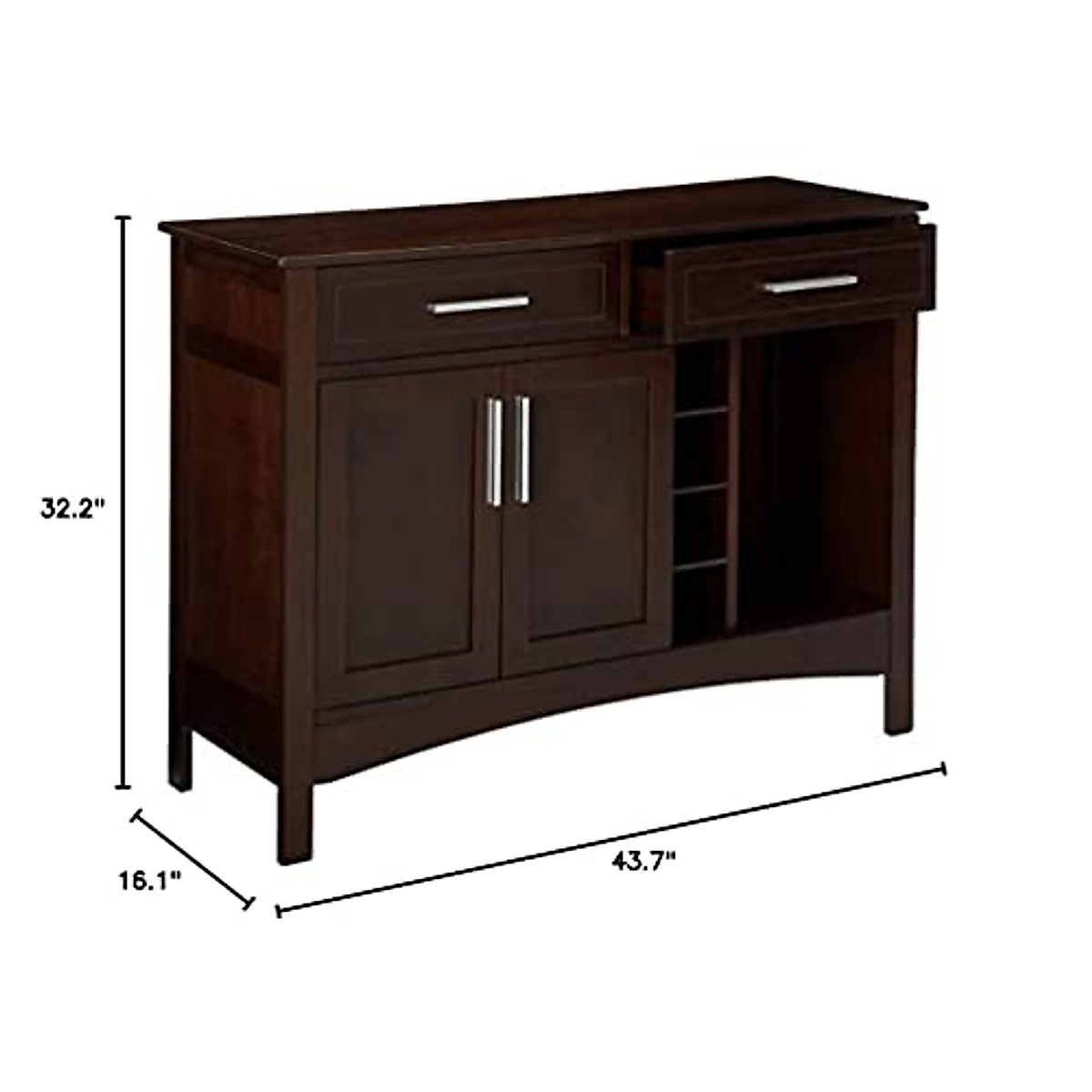 Winsome Gordon Cabinet Buffet, Walnut