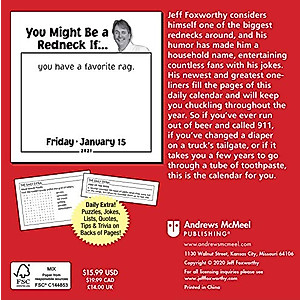 Jeff Foxworthy's You Might Be a Redneck If... 2021 Day-to-Day Calendar
