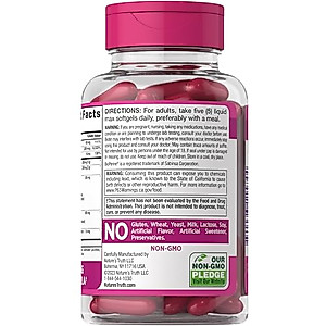 Nature's Truth Collagen Beauty Supplement | 100 Liquid Max Softgels | Non-GMO & Gluten Free Pills | Hydrating Formula