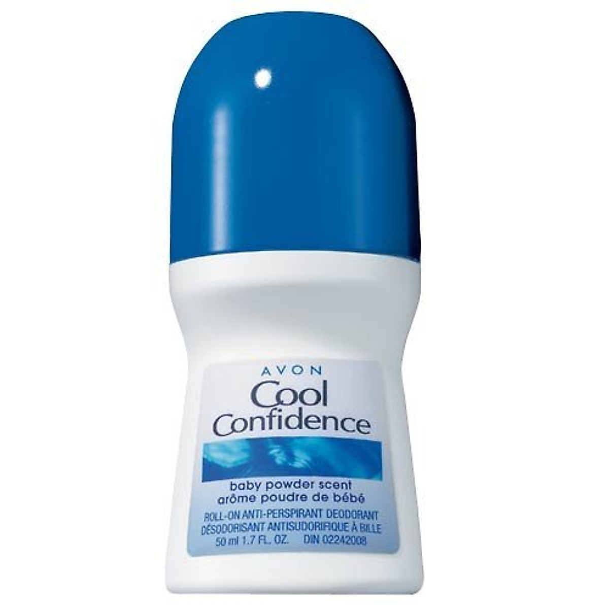 Avon Cool Confidence Baby Powder Scent, Deodorant, 1.7 Fl Oz (Pack of 5)