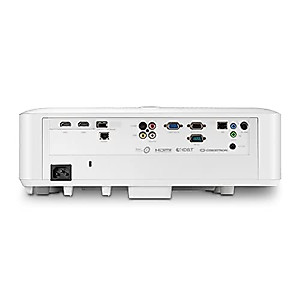 ViewSonic LS921WU 6000 Lumens WUXGA Short Throw Laser Projector for 200 Inch Screen, Dual HDMI, 4K HDR HLG Support, 1.1x Optical Zoom for Business and Education, White