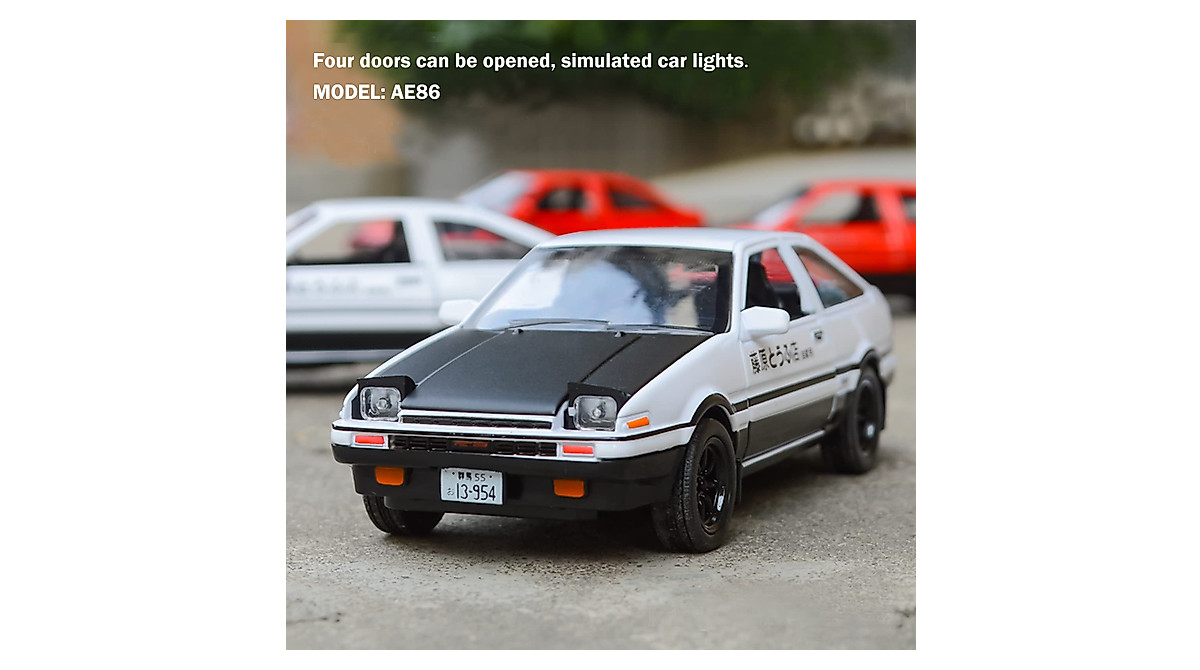 Tianmei 1:32 Initial D Trueno AE86 Alloy Diecast Car Model Toys, Kids ...