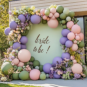 Pastel Pink Balloon Garland Kit Double Stuffed Light Pink Baby Pink Balloon Arch Different Sizes 18/12/5 Inch Latex Balloons For Baby Shower Wedding Gender Reveal Princess Birthday Party Decorations